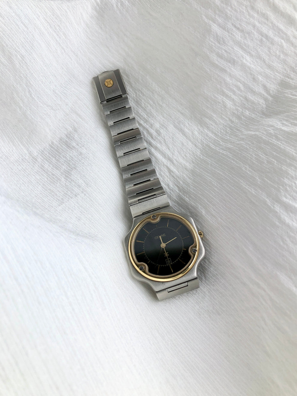 CELINE Triomphe Watch Silver Vintage z8xn8h – VintageShop solo